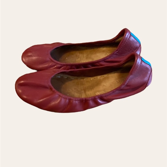 Tieks | Shoes | Tieks Red Leather Ballet Flats | Poshmark